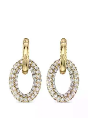 Philipp Plein Plein Eternal Crystal-embellished Earrings - Gold
