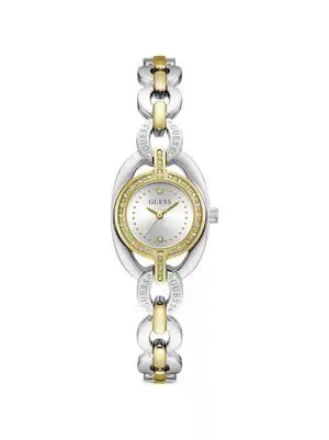 Guess Logo-print 26mm Watch - Silver