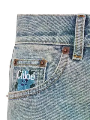 Chloé Straight Jeans In Denim