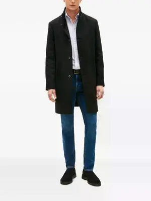 Tommy Hilfiger High-neck Single-breasted Coat