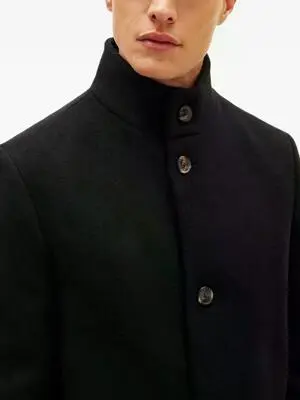 Tommy Hilfiger High-neck Single-breasted Coat