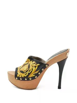 Versace Baroque Platform Clogs