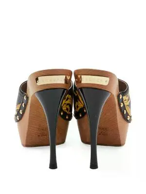 Versace Baroque Platform Clogs
