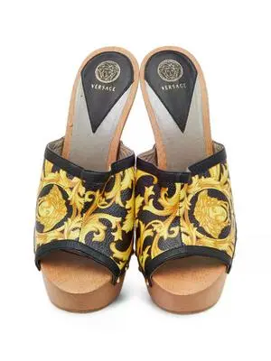 Versace Baroque Platform Clogs