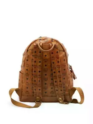 Mcm Stark Visetos Backpack - Brown