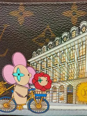 LOUIS VUITTON 2022 Mini Pochette Accessoires Vivienne Christmas Animation Monogram Canvas Tote Bag