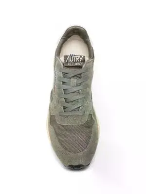 AUTRY Reelwind Panelled Suede Sneakers - Green
