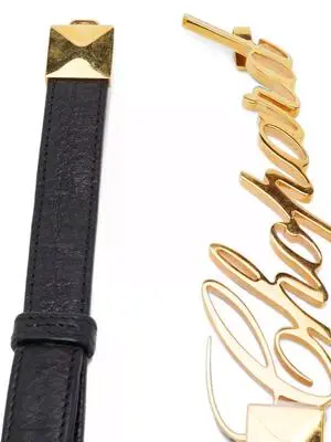 Chopard Logo Buckle Belt