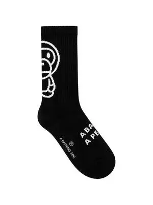 A Bathing Ape Printed Socks For Men