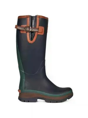 Barbour X Paul Smith Buckle-strap Rubber Boots