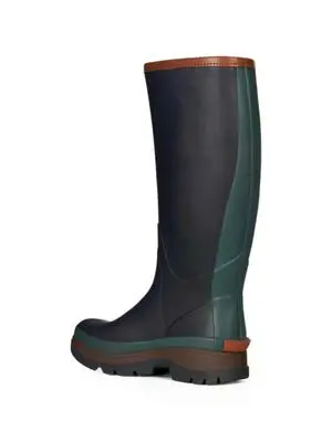 Barbour X Paul Smith Buckle-strap Rubber Boots