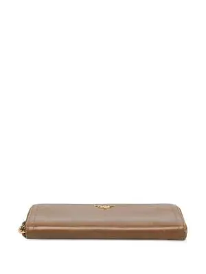 Prada 2010-2026 Leather Zip Around Wallet Long Wallets