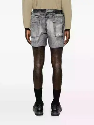Satisfy Ambientwarp Denim-print Shorts
