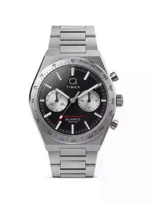 Timex® Q Continental Chronograph 36mm Watch - Black