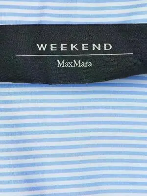 Max Mara Striped Mini Shirt Dress