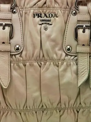 Prada Gaufre Leather Tote Bag
