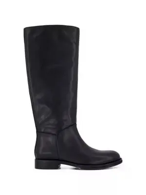 GIBALDI Round-toe Knee-high Boots - Black