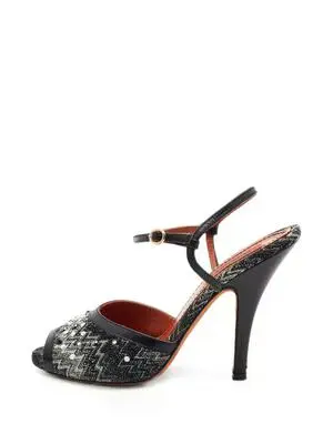 Missoni Heeled Sandals - Black