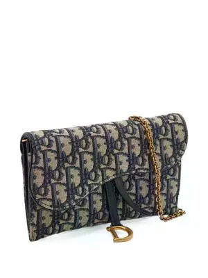 Dior 2022 Saddle Oblique Canvas Crossbody Bag