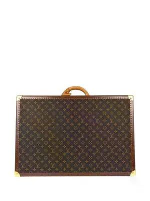 LOUIS VUITTON Monogram Alzer 65 Suitcase - Brown