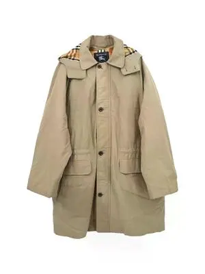 Burberry Hooded Trench Coat - Neutrals