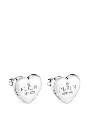 Philipp Plein Engraved-logo Earrings
