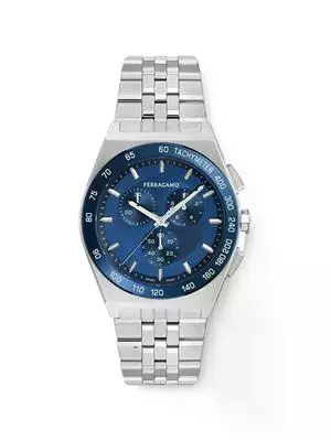 FERRAGAMO Vega Chrono 42mm Watch - Blue