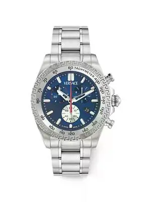Versace Chrono X Greca 44mm Watch - Blue