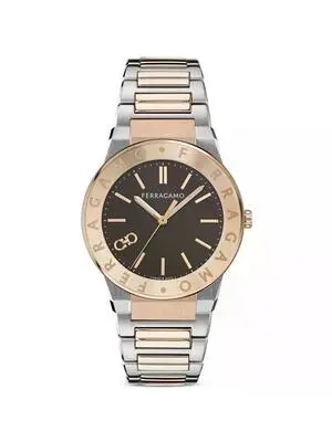 FERRAGAMO Sapphire 41mm Watch - Brown