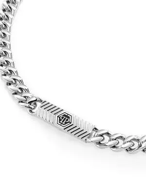 Philipp Plein Plein Tag Gourmette Necklace