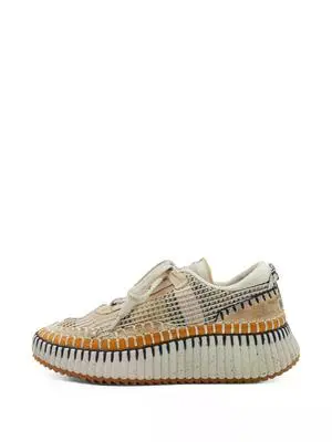 Chloé Nama Knit Sneakers - Neutrals
