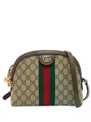 Gucci Small Ophidia Gg Supreme Shoulder Bag - Neutrals