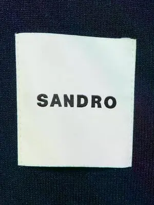 Sandro Denim-mix Short Jacket