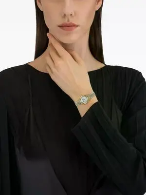 FERRAGAMO Gancini Twisted 23mm Watch - Silver