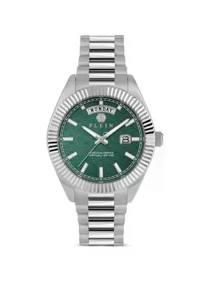Philipp Plein Date Superlative Gent 42mm Watch - Green
