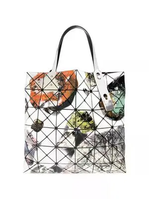 Issey Miyake Cosmic Geometric-panelled Tote Bag