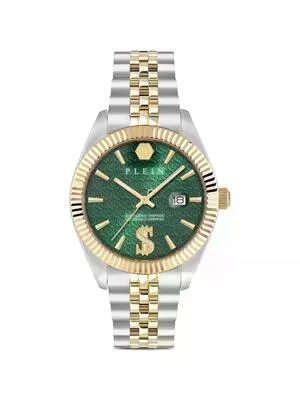 Philipp Plein Date Superlative 41mm Watch - Green