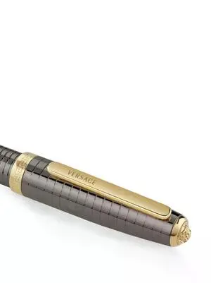 Versace Logo-engraved Pen - Grey