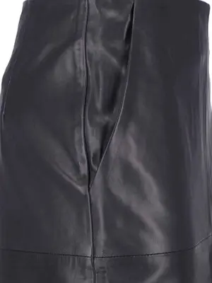 ALMADA Midi Leather Skirt "birdy