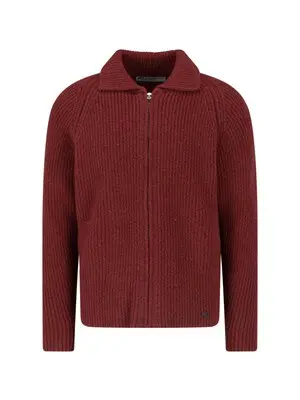 MASSIMO OSTI STUDIO Cardigan With Zip In Wool Blend