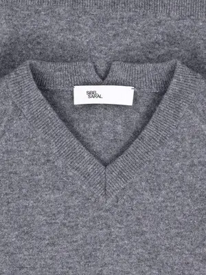 Sibel Saral Wool Sweater "kerem - Gray