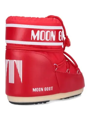Moon Boot Padded Ankle Boots "icon Low - Red