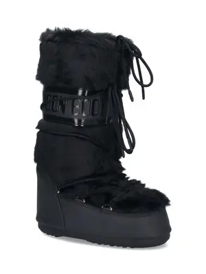Moon Boot Padded Boots "icon - Black