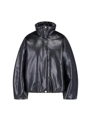 ANINE BING Leather Jacket "cyrus - Black