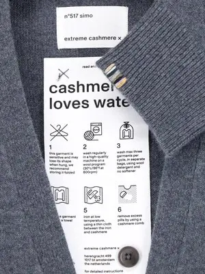 Extreme Cashmere Cardigan Button "simo