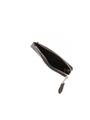Miu Miu Grained Lambskin Zip Card Holder