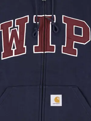 Carhartt Work In Progress Zip Hoodie Logo