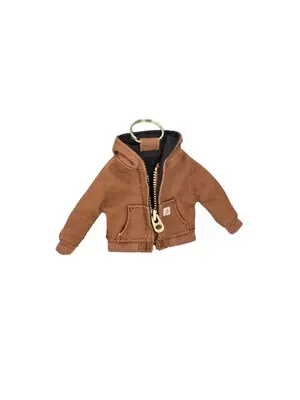 Carhartt Work In Progress Keychain "mini Active Jacket - Brown