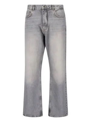 Off-White Straight Jeans “half Arrow - Gray