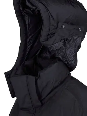 Y3 Quilted Tie-front Down Jacket